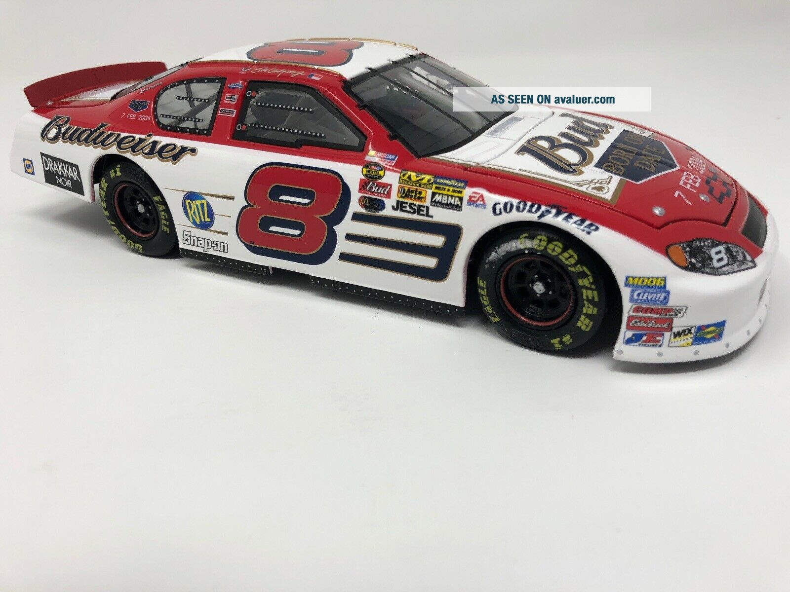 1:24 Dale Earnhardt Jr 2004 Born On Date / Budweiser Chevy Monte Carlo ...