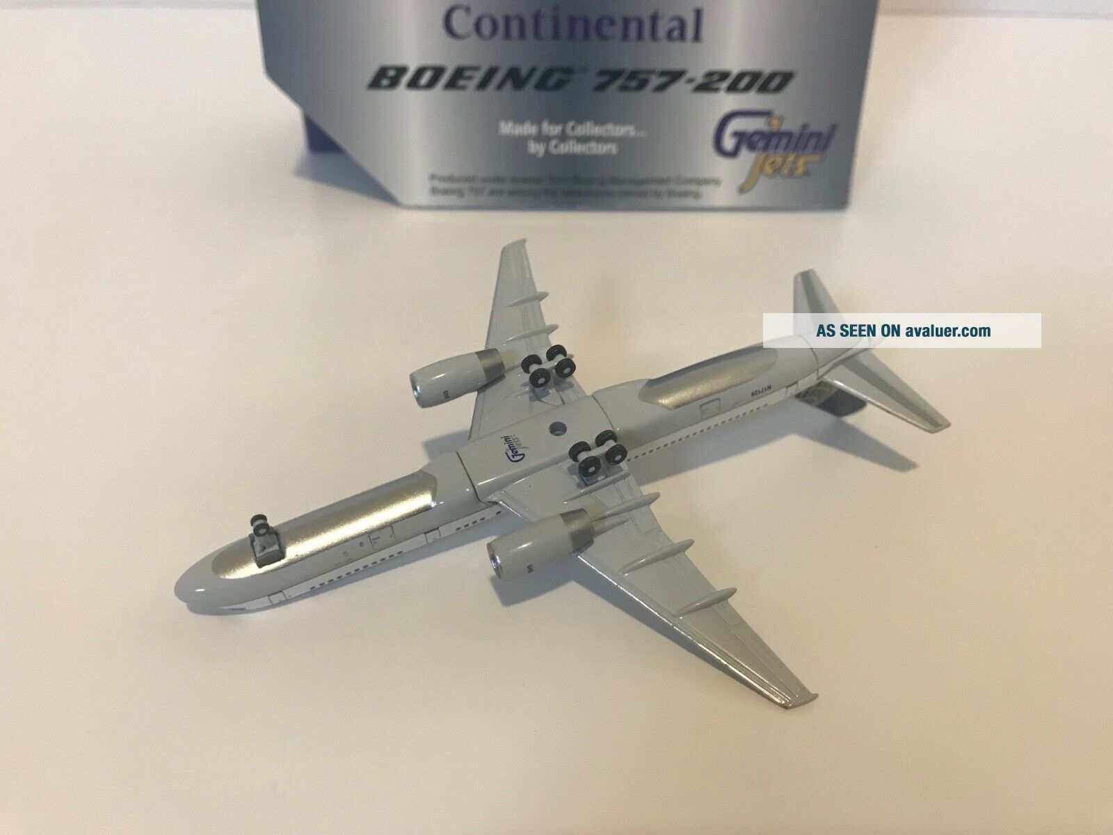 Gemini Jets Continental Boeing 757 - 200 Jet 1:400 Scale Metal Model ...
