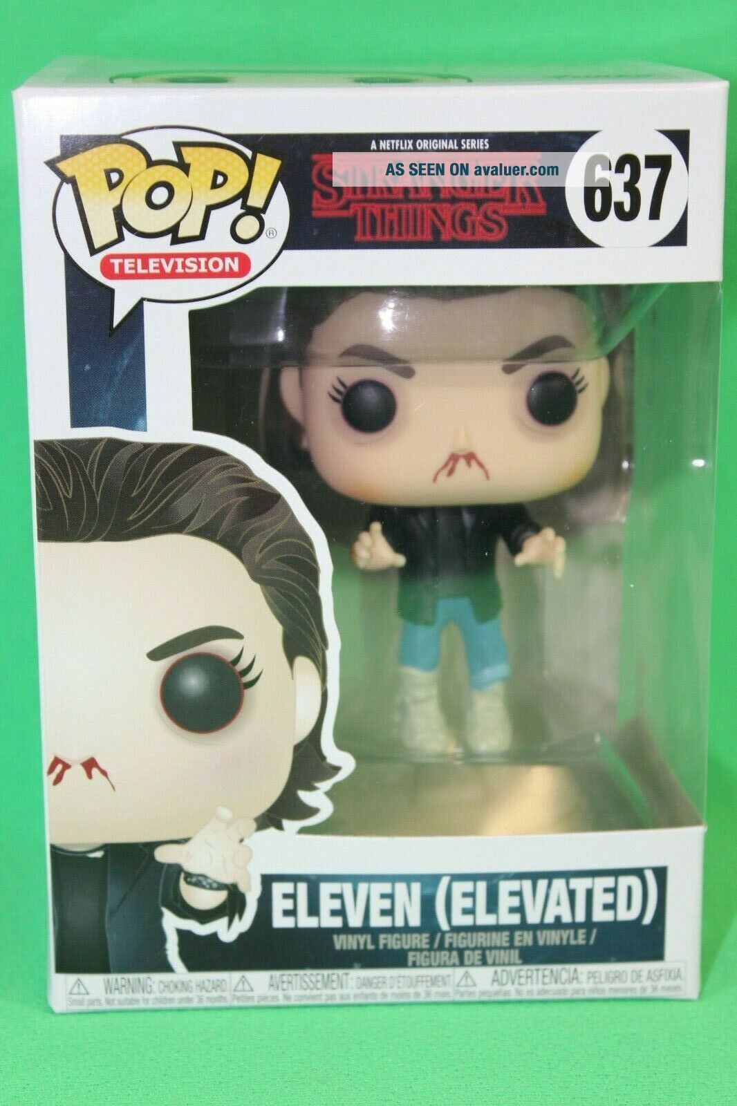 Funko POP Television Stranger Things 637 Eleven Elevated Vinyl Figure ...
