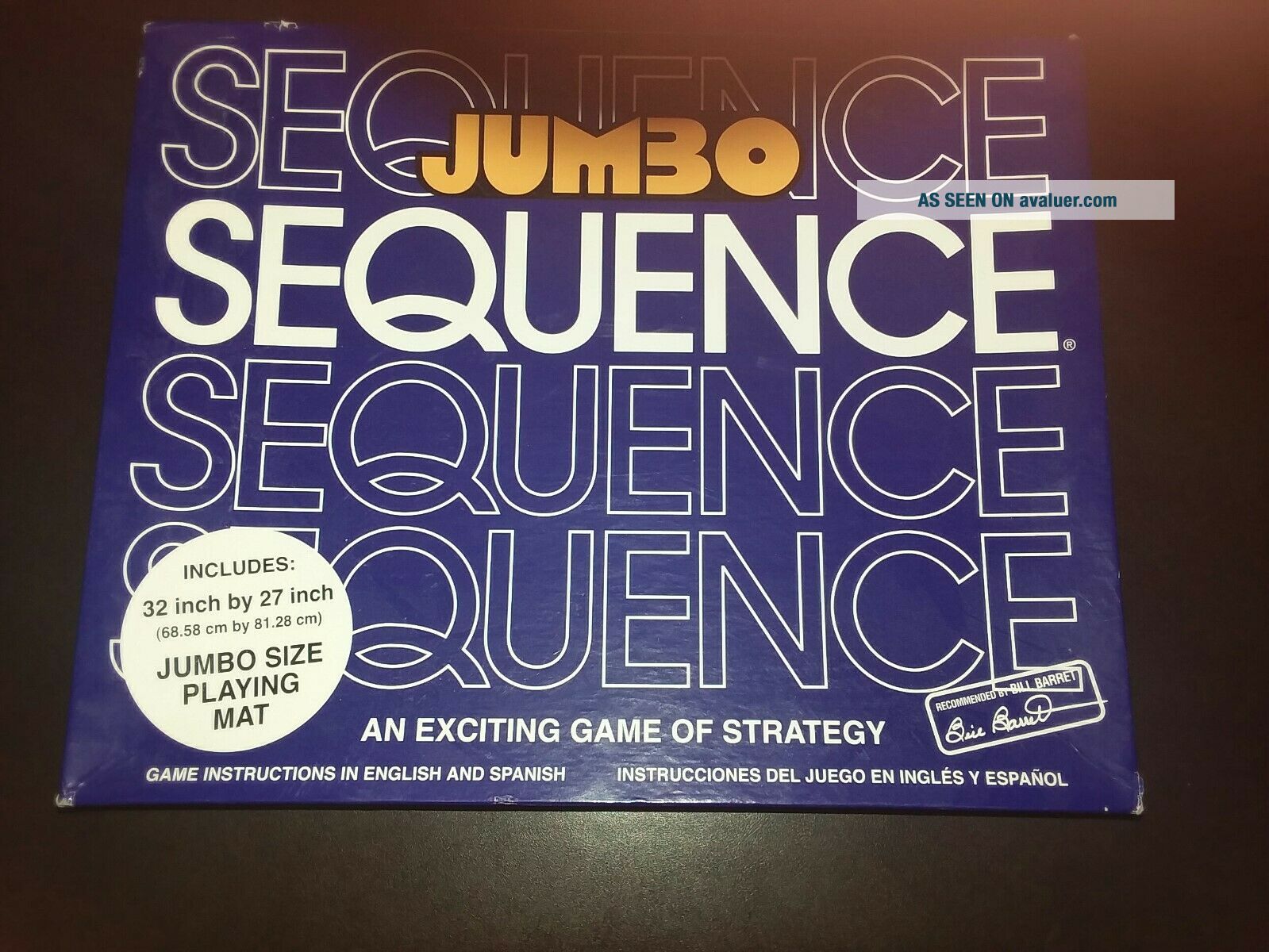 Jumbo Sequence Box Edition Ages 7 - Adult For 2 To 12 Players | #9647857