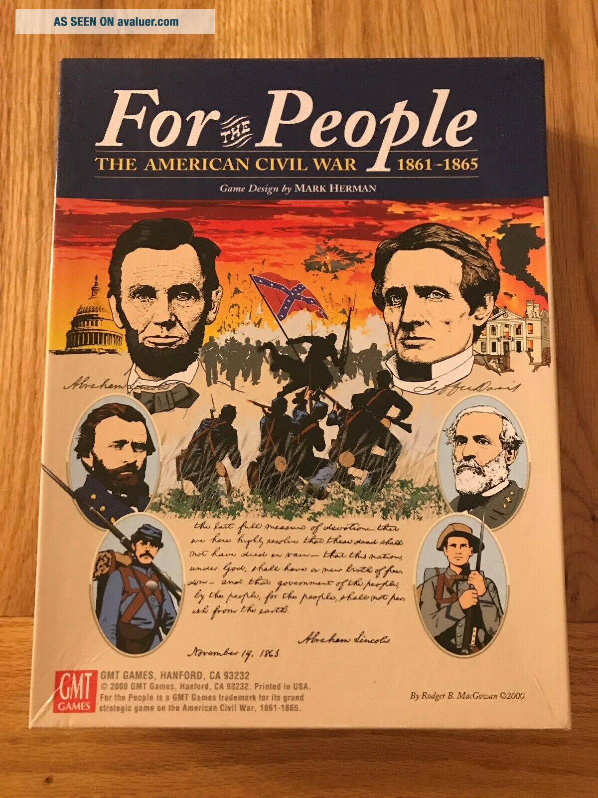 For The People: The American Civil War UNPUNCHED By GMT Games | #9668045