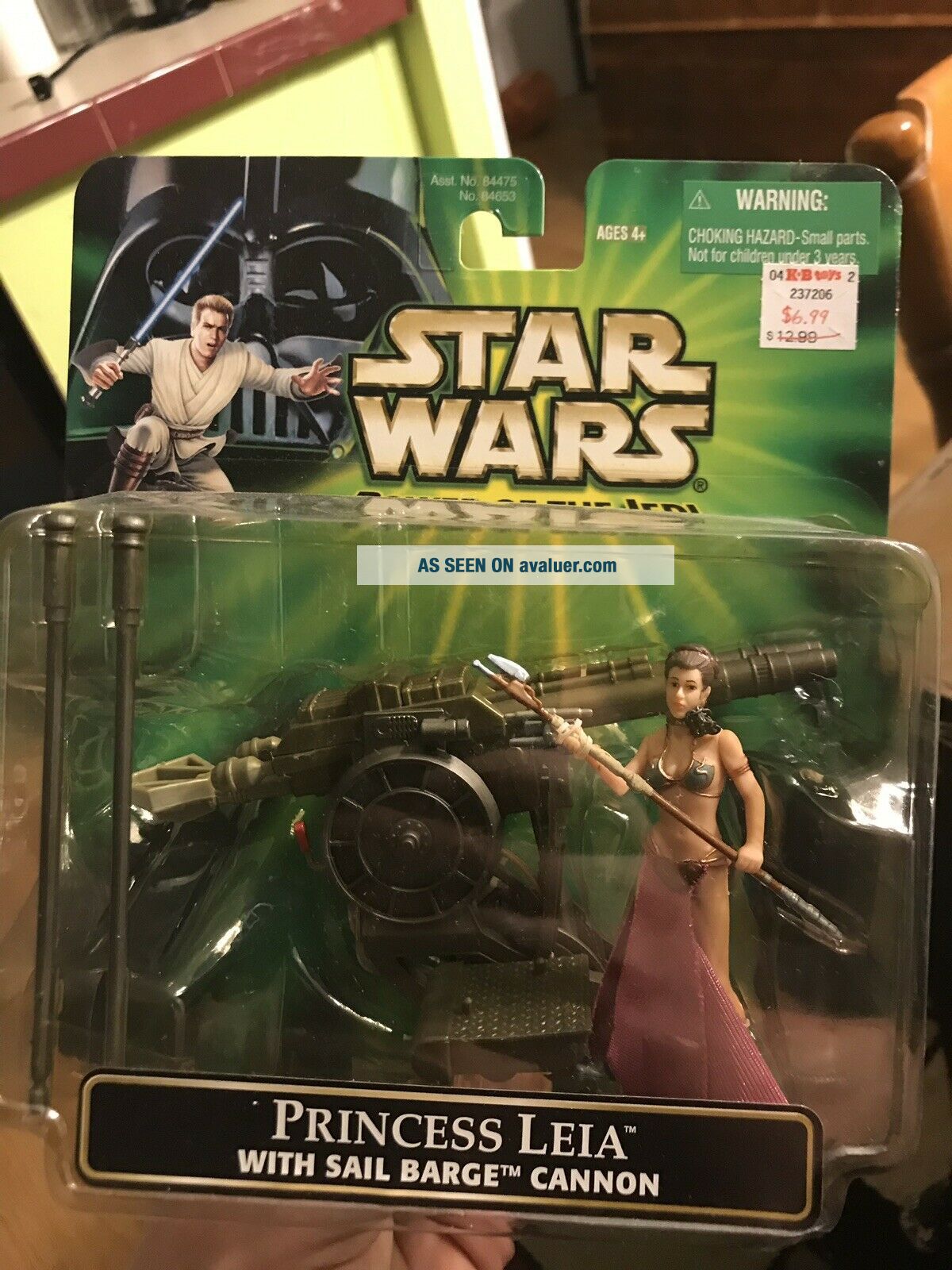 PRINCESS LEIA With Sail Barge Cannon Star Wars Power Of The Jedi Deluxe ...