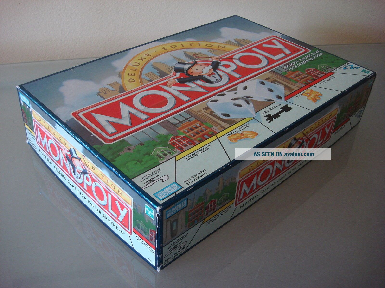 Monopoly Deluxe Edition Property Trading Game [Parker Brothers 1998 ...