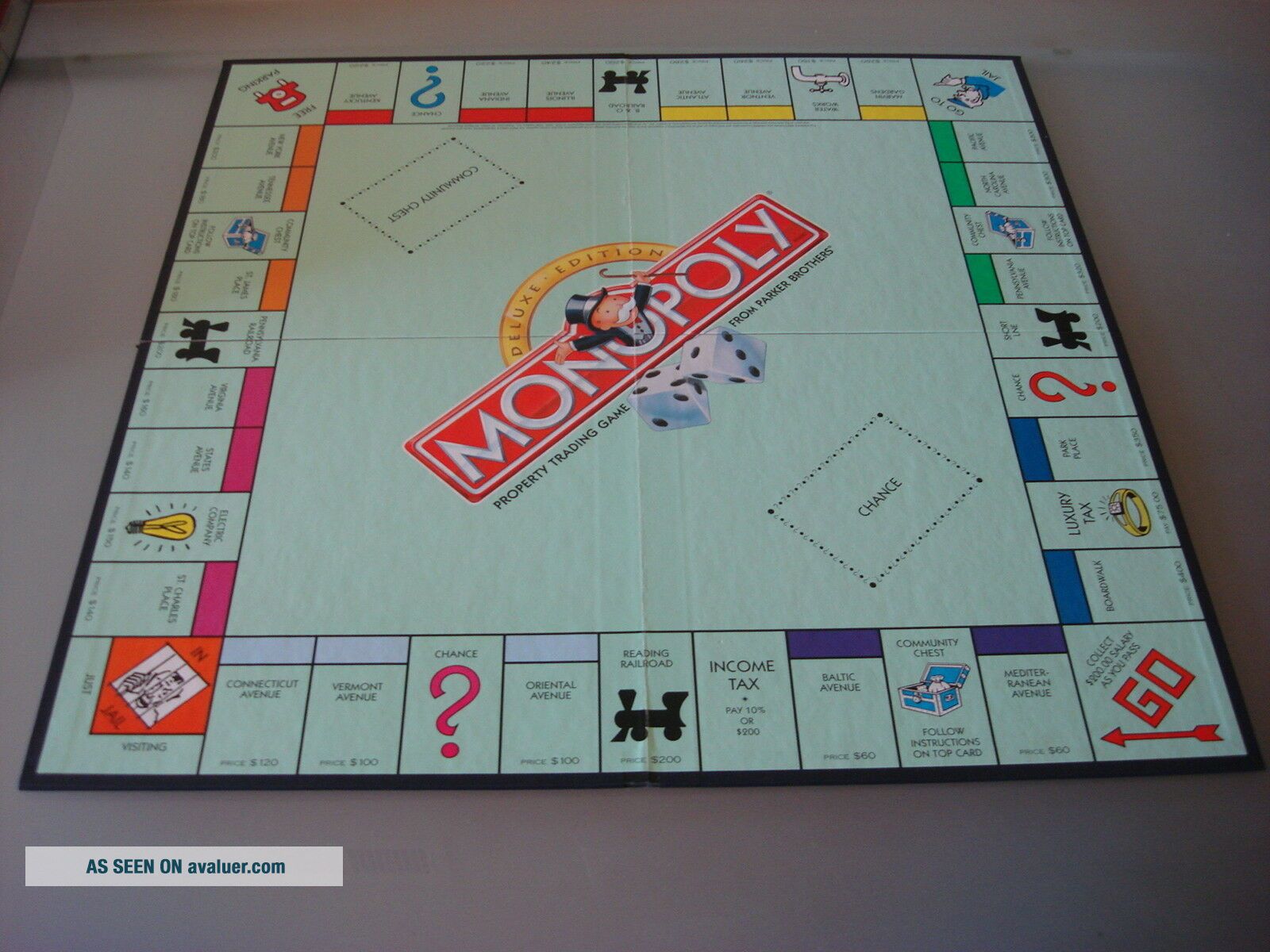 Monopoly Deluxe Edition Property Trading Game [Parker Brothers 1998 ...
