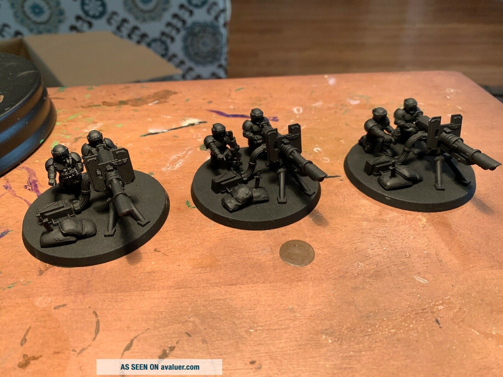 Warhammer 40k Astra Militarum Cadian Lascannons Heavy Weapons Squad (3 ...
