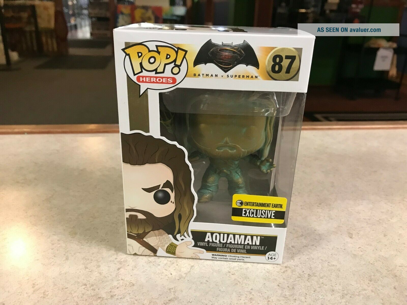 Funko POP NIB - DC Batman Vs Superman AQUAMAN 87 ENTERTAINMENT EARTH ...