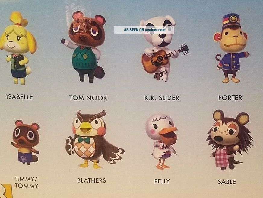 Four (4) Bags - Nintendo Animal Crossing Backpack Buddies | #9674019