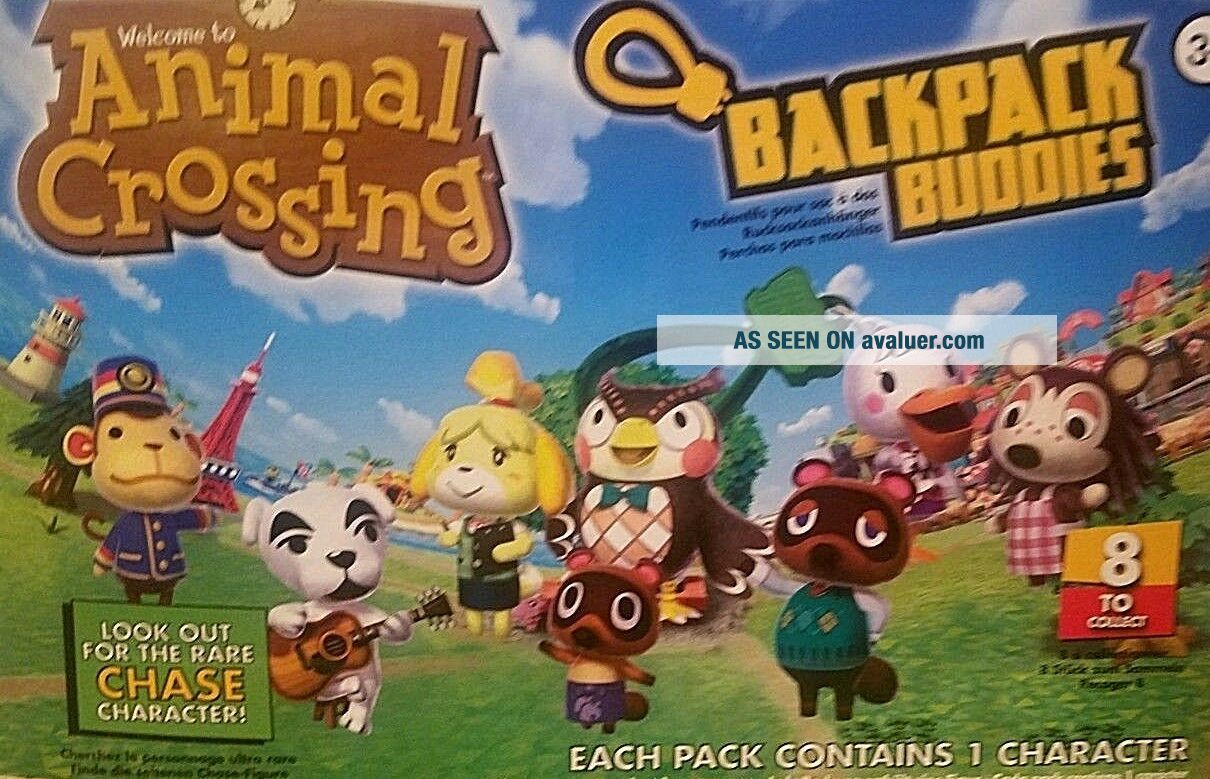 Four (4) Bags - Nintendo Animal Crossing Backpack Buddies | #9674019