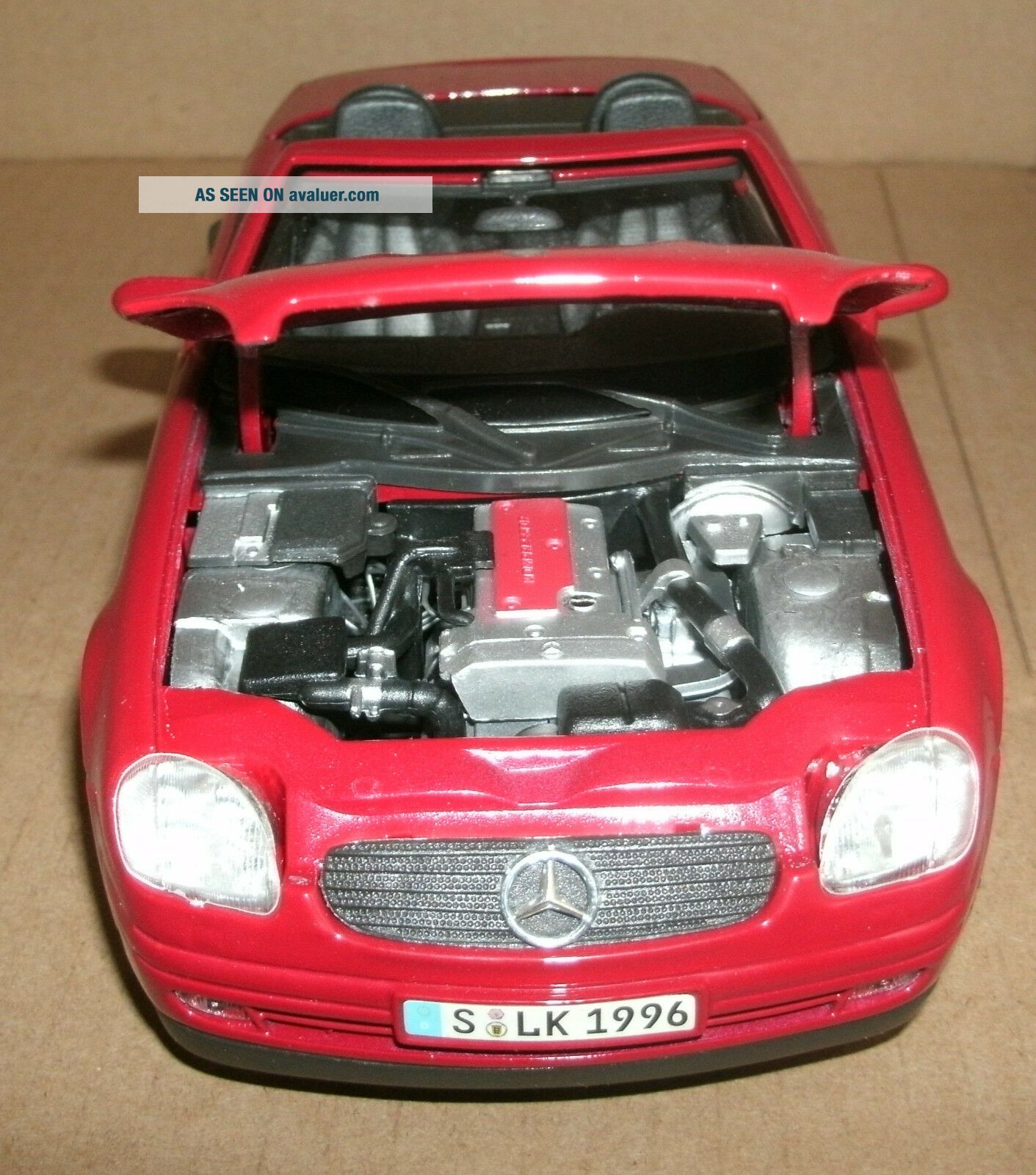 1/18 Scale 1996 Mercedes Benz SLK 230 Diecast Model Convertible Car ...