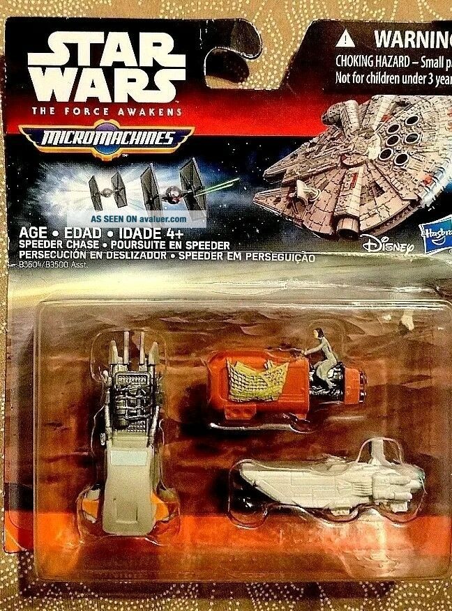 STAR WARS MICRO MACHINES Hasbro Disney THE FORCE AWAKENS - SPEEDER ...