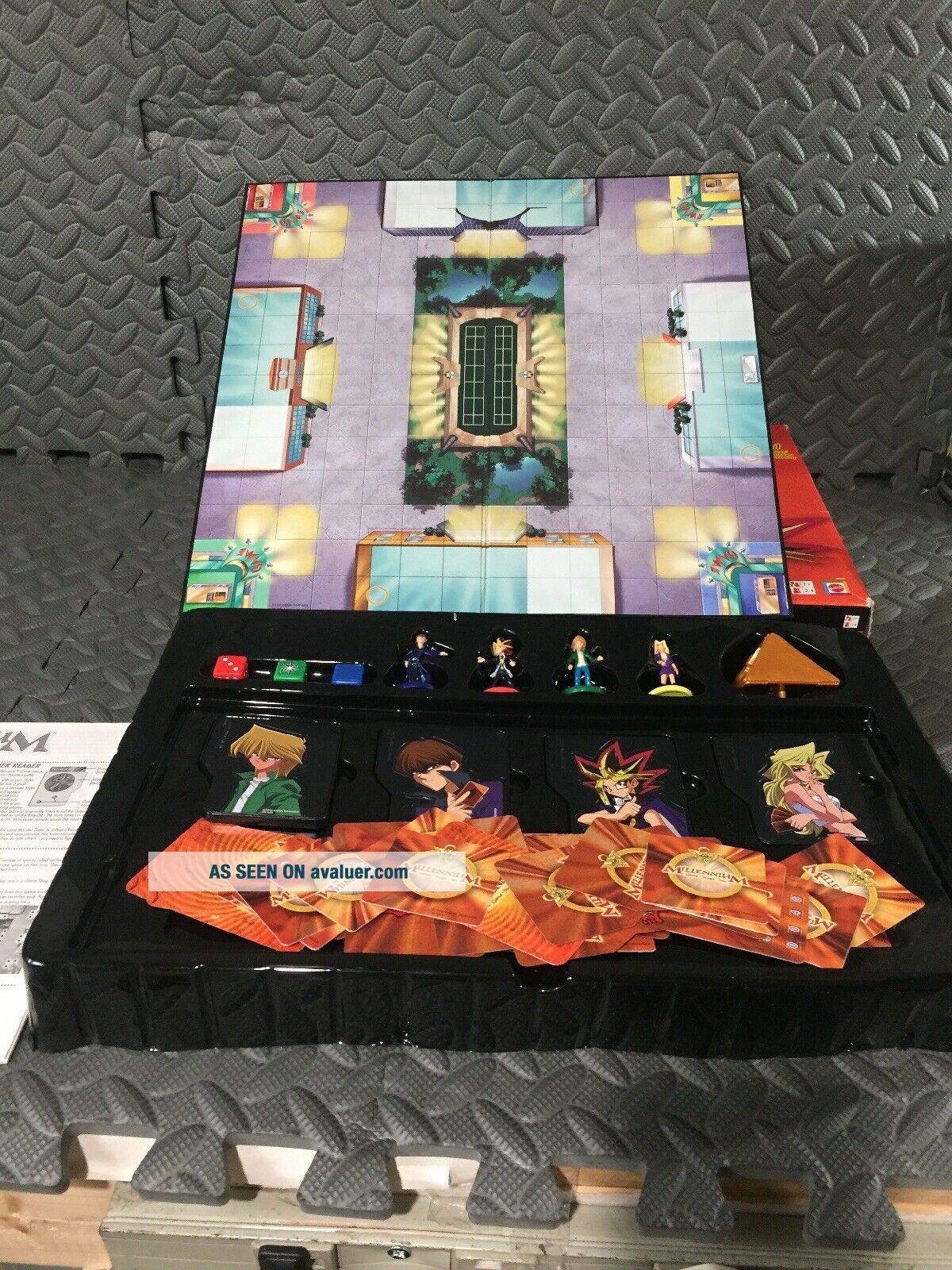 Yu - Gi - Oh Millennium Board Game 1996 RARE COMPLETE WITH INSTRUCTIONS ...