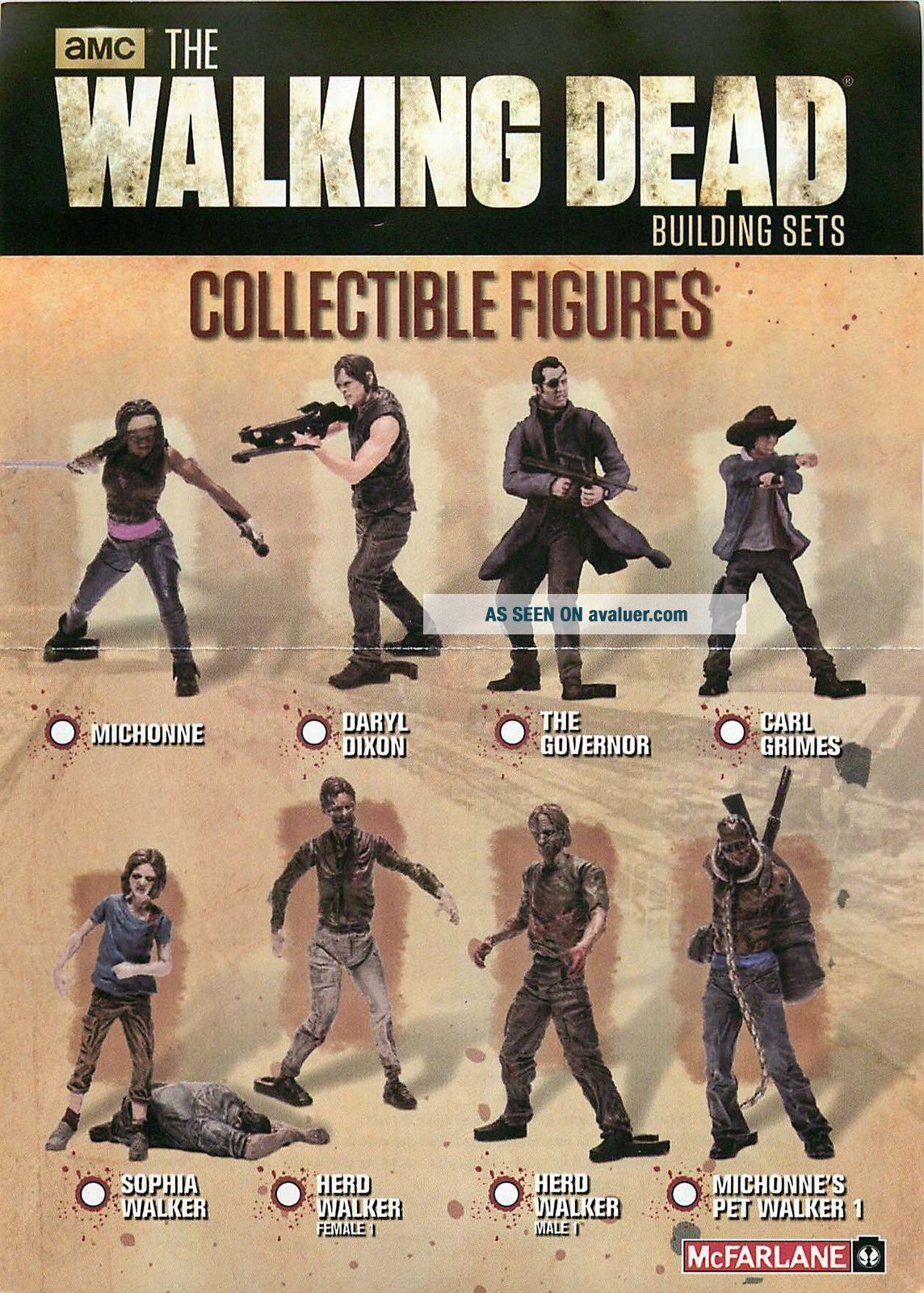 McFarlane AMC The Walking Dead Building Set Series 1 Sophia Walker ...