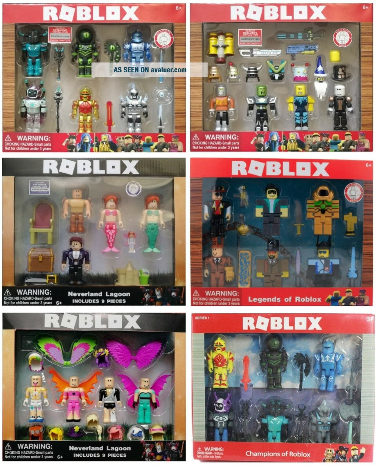 Roblox Mystery Legends Of ROBLOX Figure Game Toys Kids Xmas Gift - No ...
