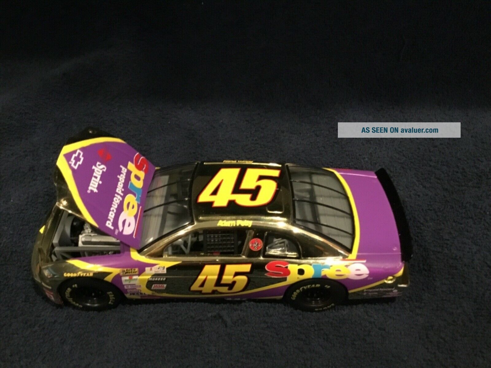 1999 NASCAR 45 Adam Petty Sprint Spree 1:24 Scale Racing Champions ...