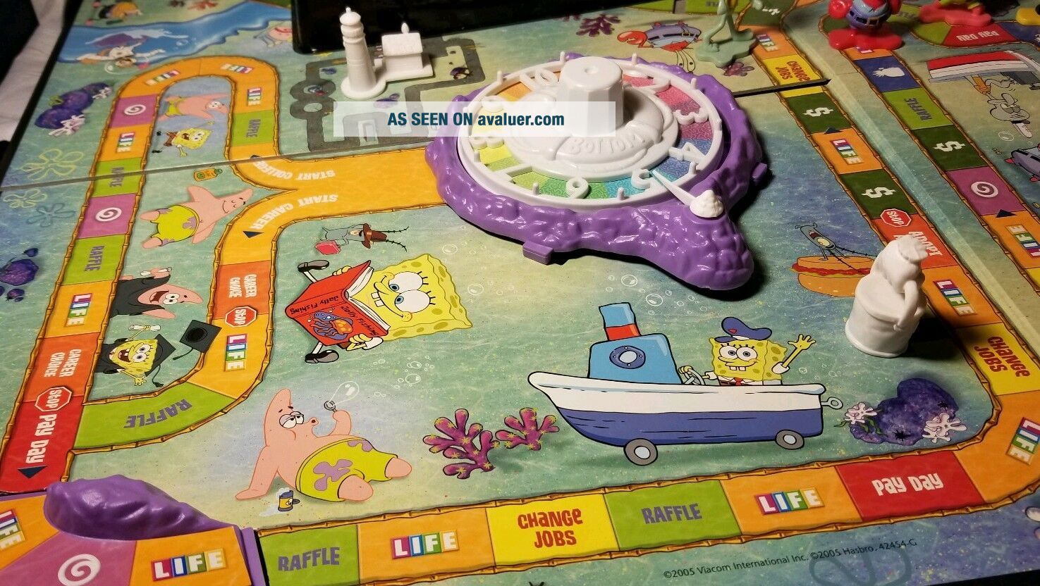 The Game Of LIFE Spongebob Squarepants Edition - Hasbro Nickelodeon ...