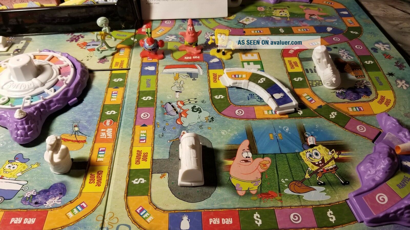 The Game Of LIFE Spongebob Squarepants Edition - Hasbro Nickelodeon ...