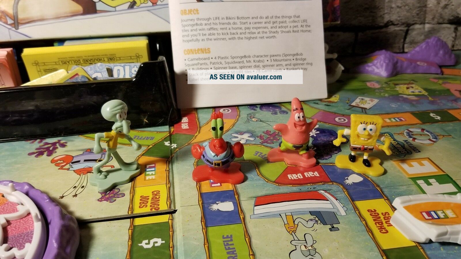 The Game Of LIFE Spongebob Squarepants Edition - Hasbro Nickelodeon ...