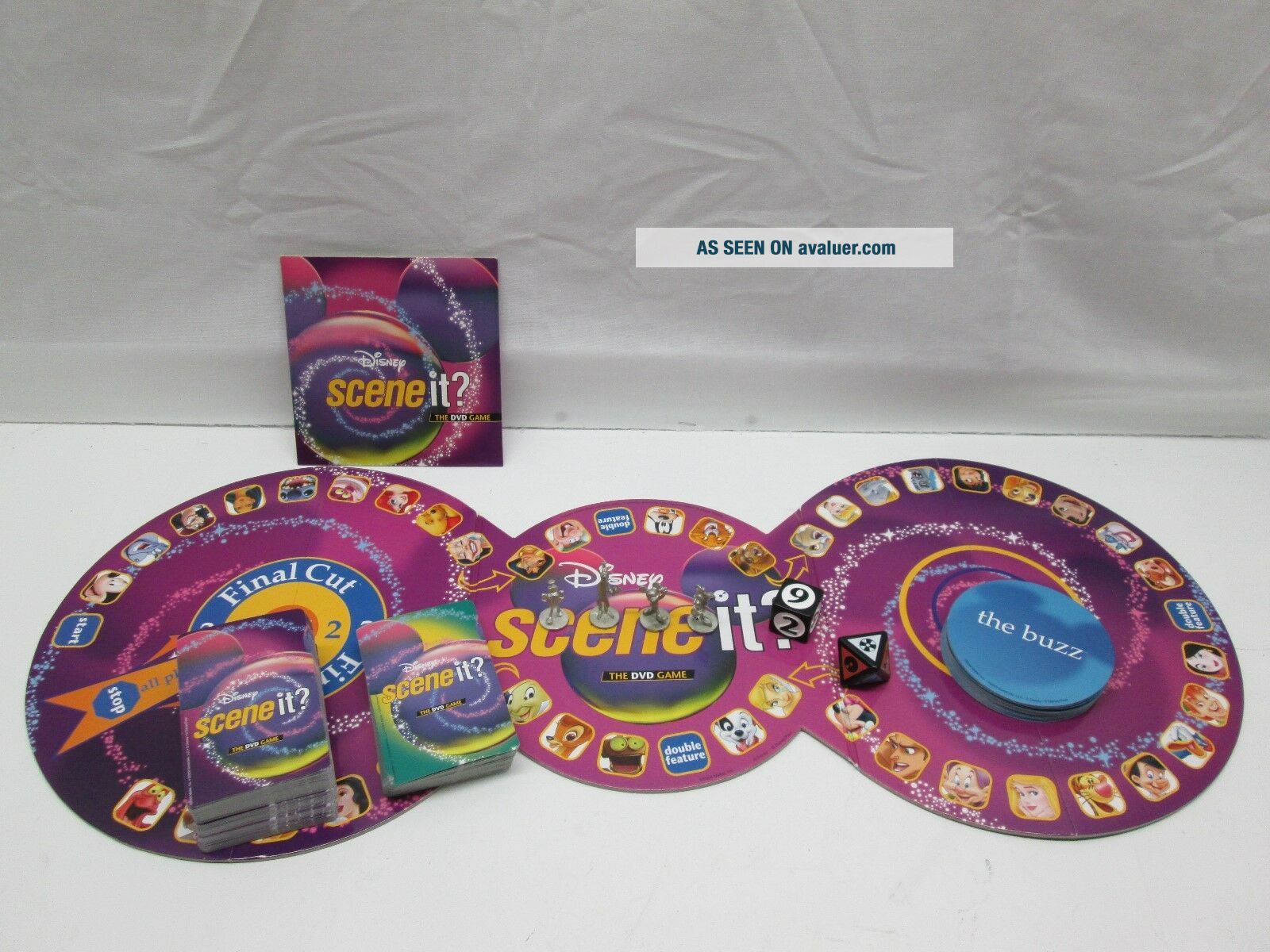 Scene It? Disney Edition DVD Board Game By Screen Life 2004 Complete ...