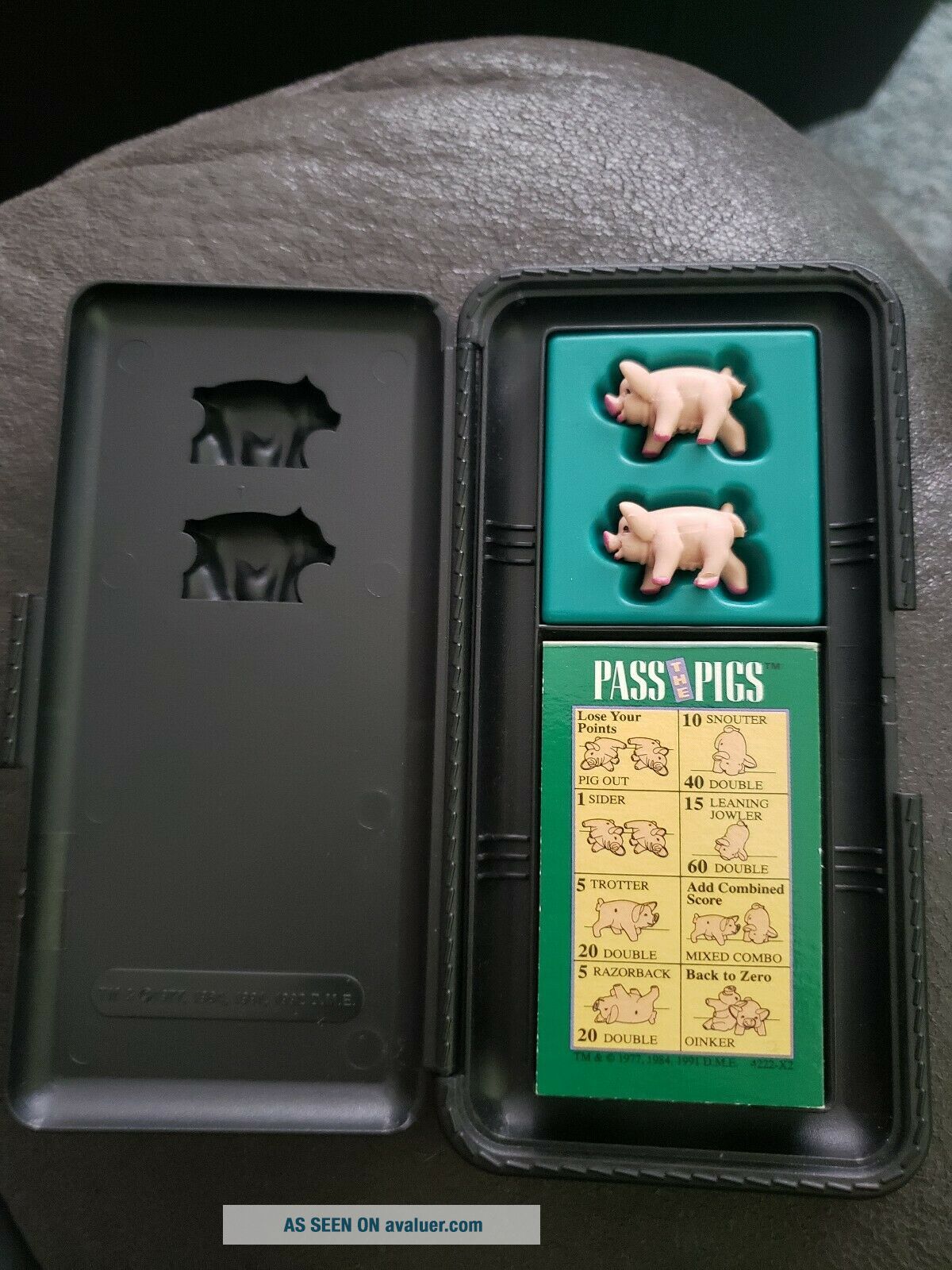 Pass The Pigs The Go Hog - Wild Dice Game 4222 1992 | #9764477