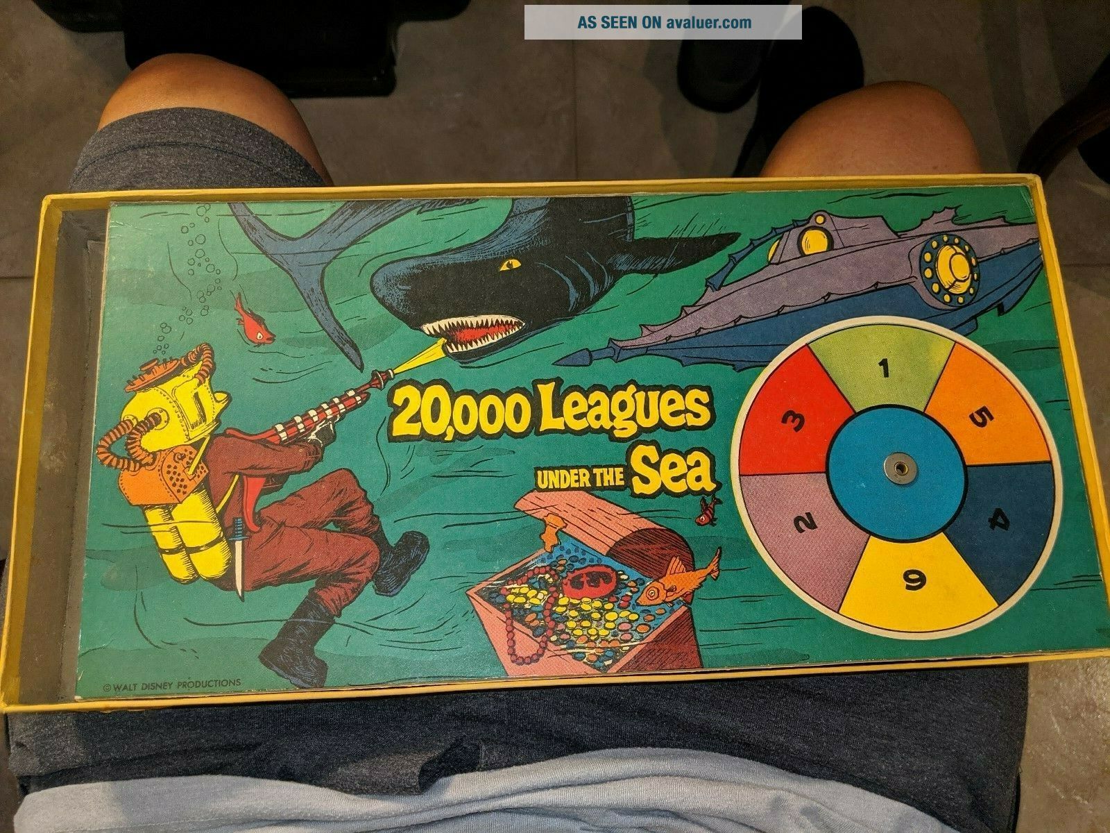 Gardner Games Walt Disney ' S 20, 000 Leagues Under The Sea Board Game ...