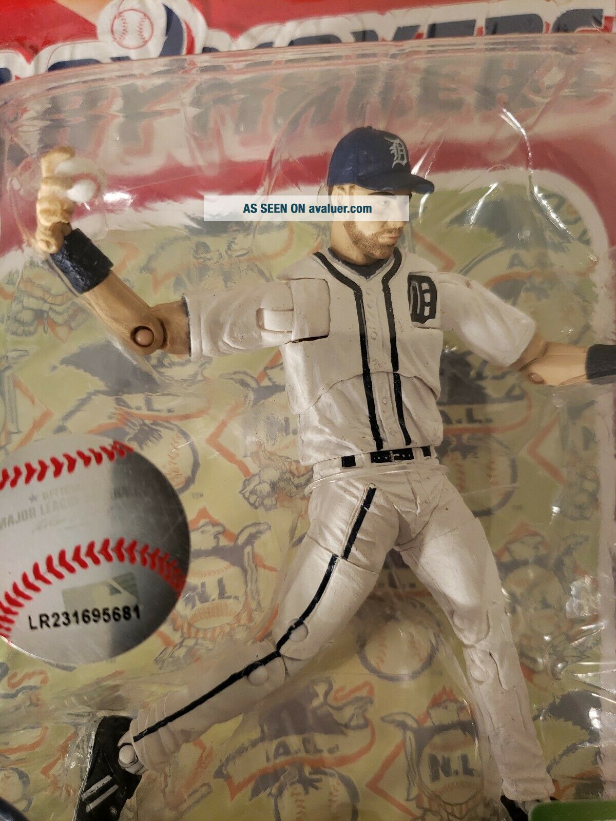 JUSTIN VERLANDER McFarlane Playmakers MLB Series 4 Detroit Tigers ...