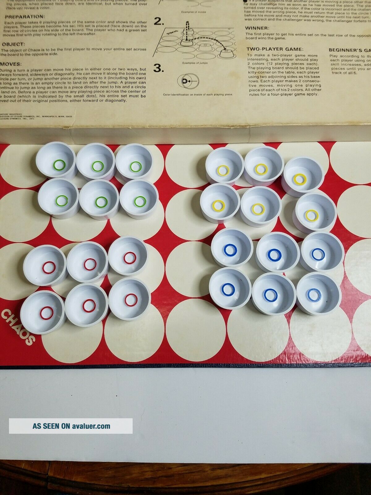 Lakeside ' S Chaos Board Game: Family Fun Game Of Memory And Strategy ...