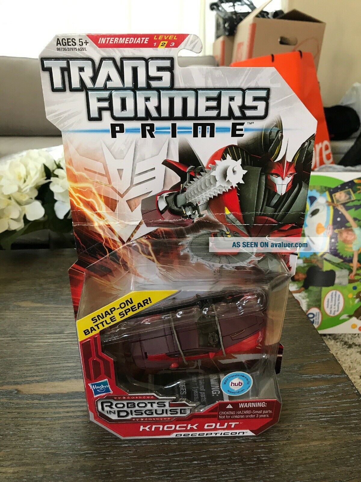 KNOCK OUT Transformers Prime Robots In Disguise Deluxe Decepticon ...