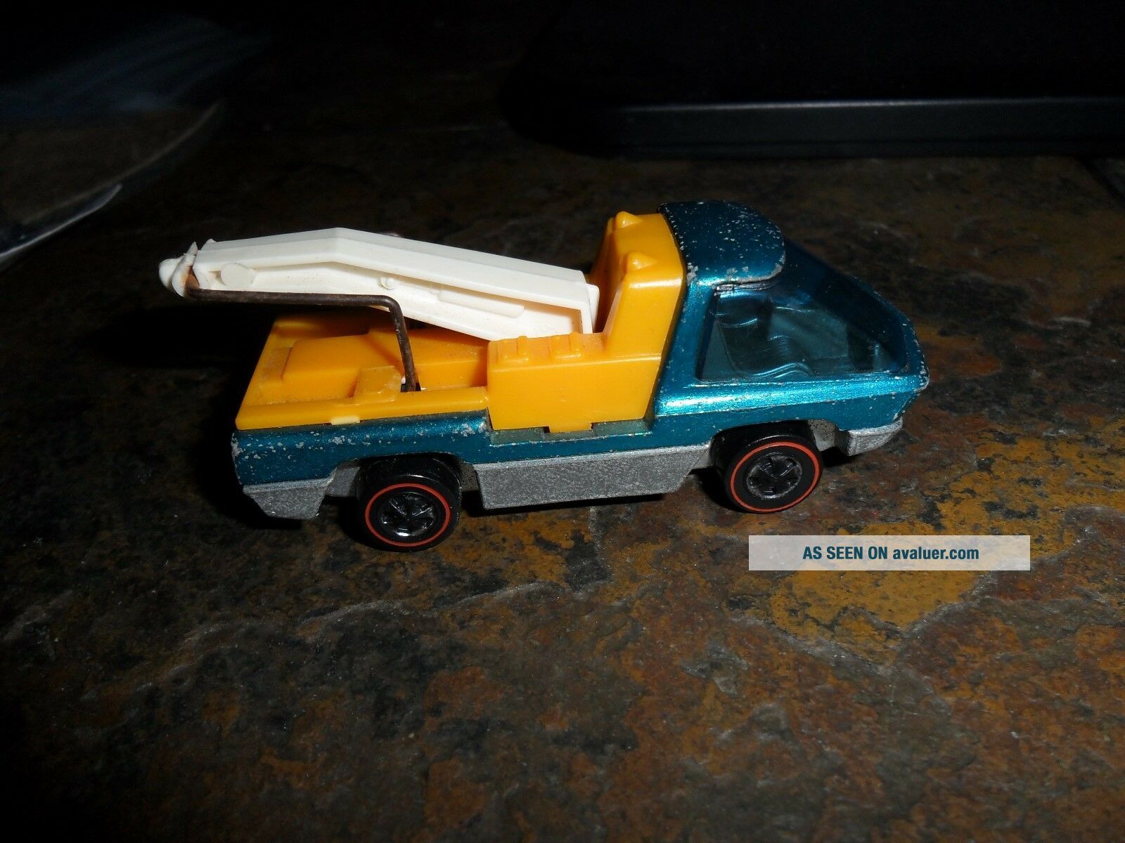 1970 Hot Wheels Redline TOW TRUCK Wrecker Heavyweights AQUA Hong Kong ...