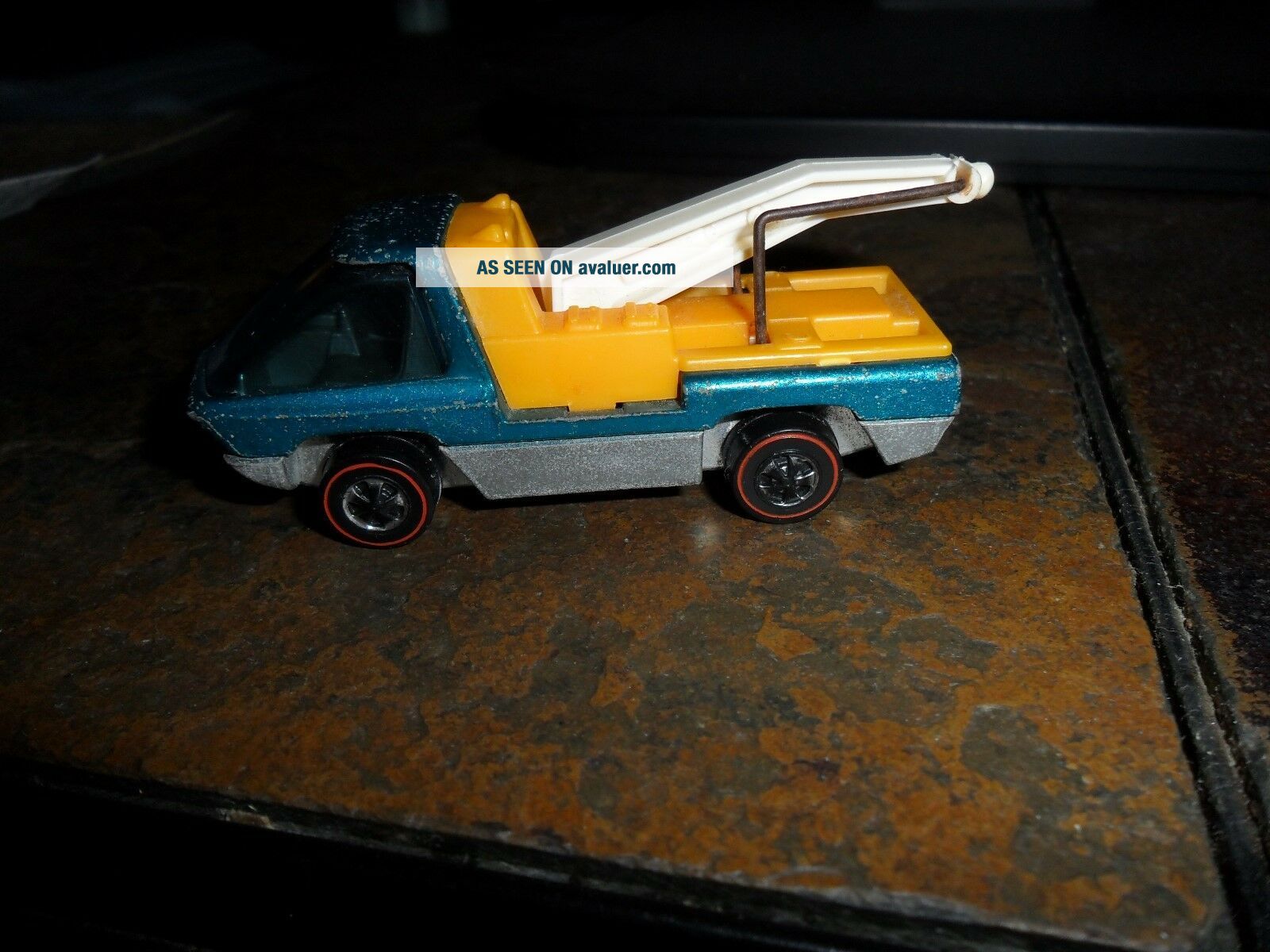 1970 Hot Wheels Redline TOW TRUCK Wrecker Heavyweights AQUA Hong Kong ...