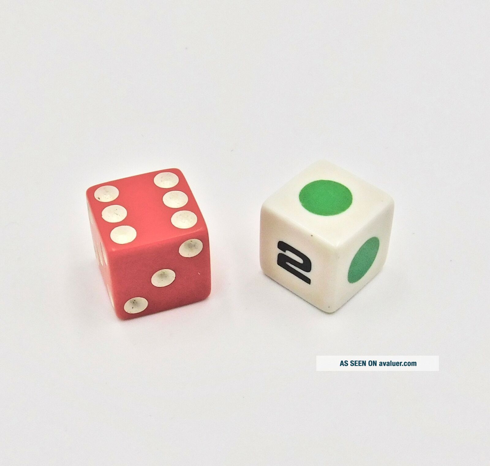 Vintage 1987 Hotels Board Game Replacement Dice | #9819066