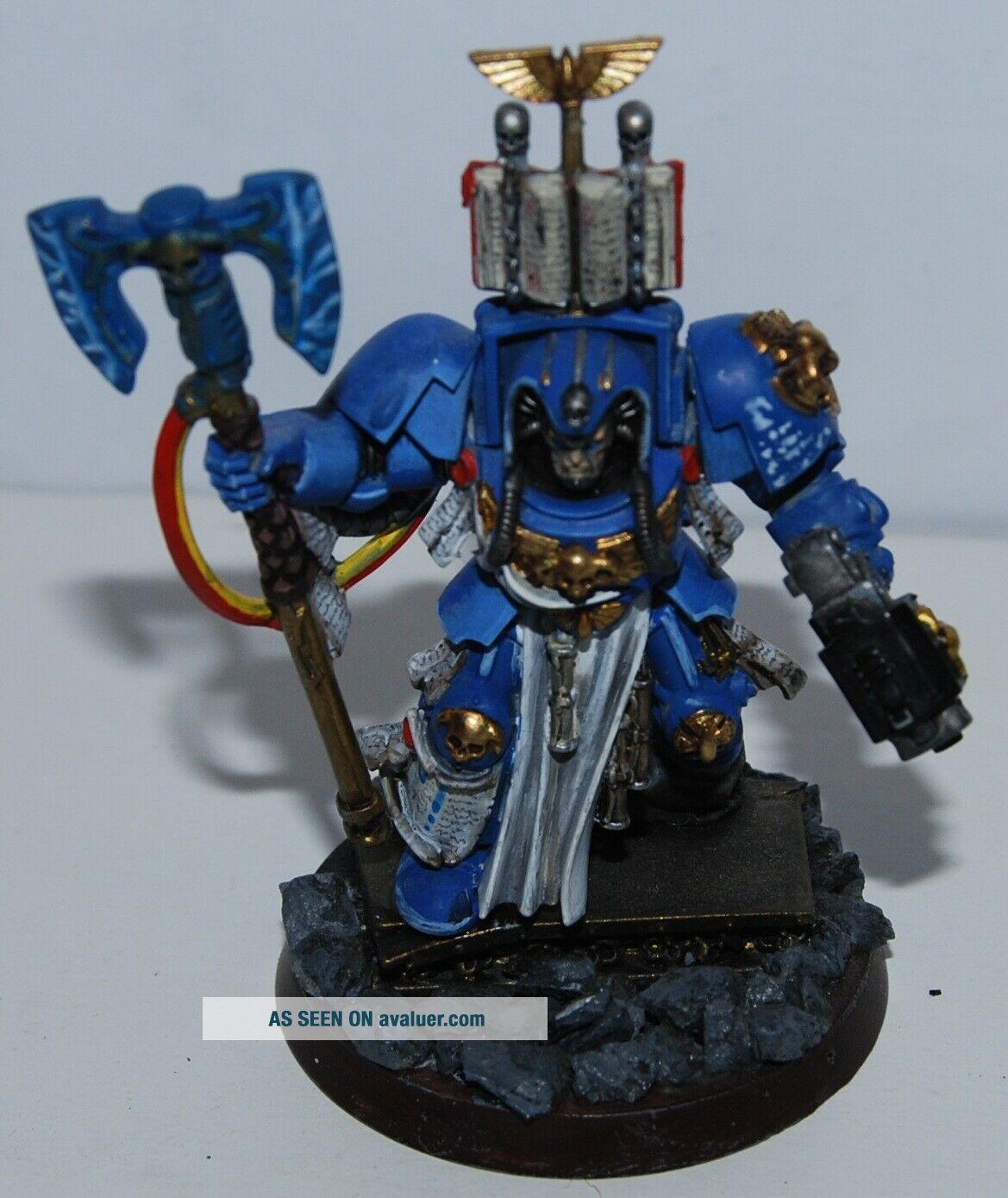 Warhammer 40k Ultramarine Space Marine Librarian Painted | #9819763
