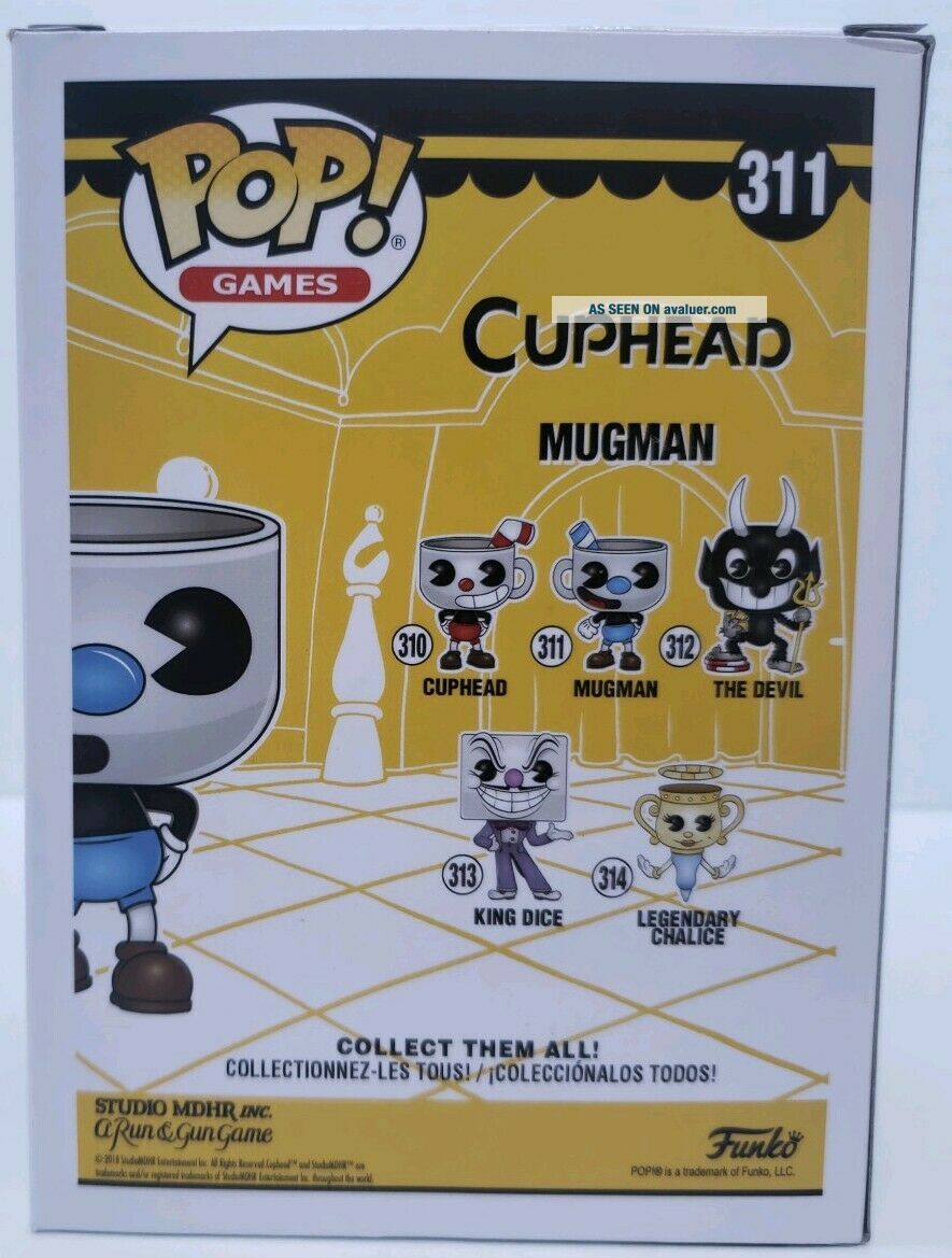 Funko Pop Games: Cuphead S1: Mugman Funko Pop Games Toy 311 | #9813074