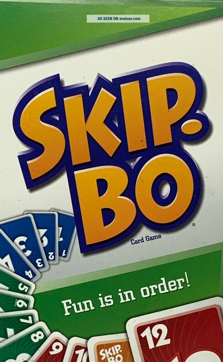 (FA) SKIP - BO Family Card Game 2003 Complete With Instructions Box ...
