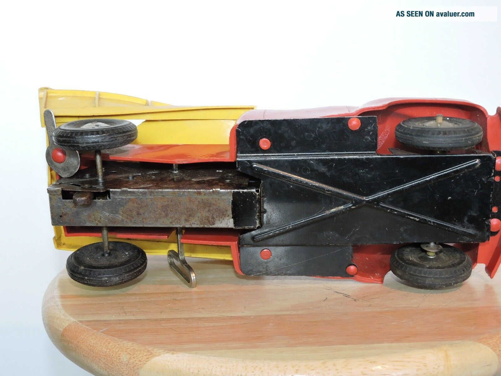 Vintage Marx Wonder Driver Auto Mac Studebaker Wind Up Dump Truck Toy ...