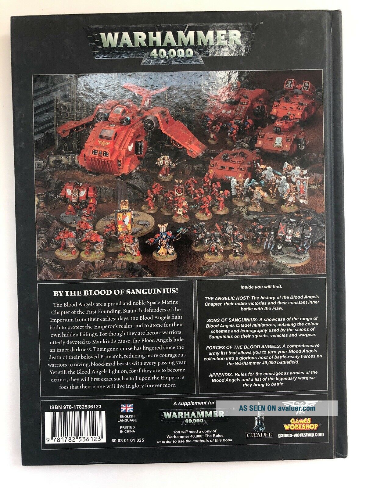 Blood Angels Codex Warhammer 40k Hardback | #9826480