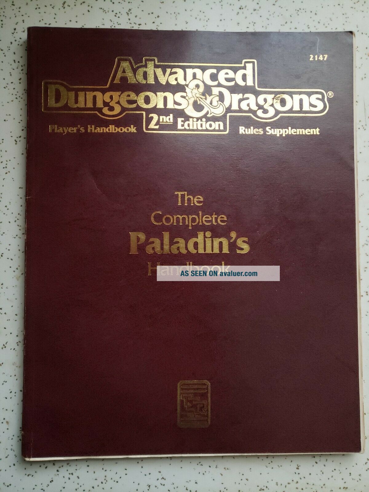 The Complete Paladin ' S Handbook Advanced Dungeons And Dragons 2nd ...