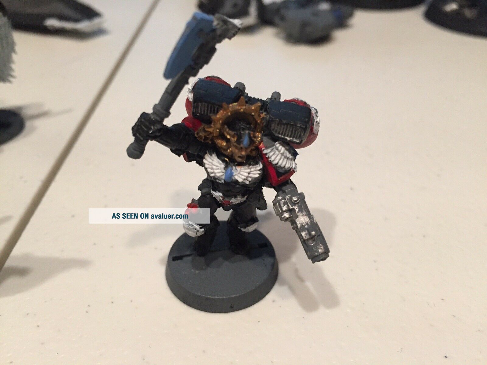 Dante. Blood Angels Warhammer 40k. Partially Painted. Finecast | #9843435
