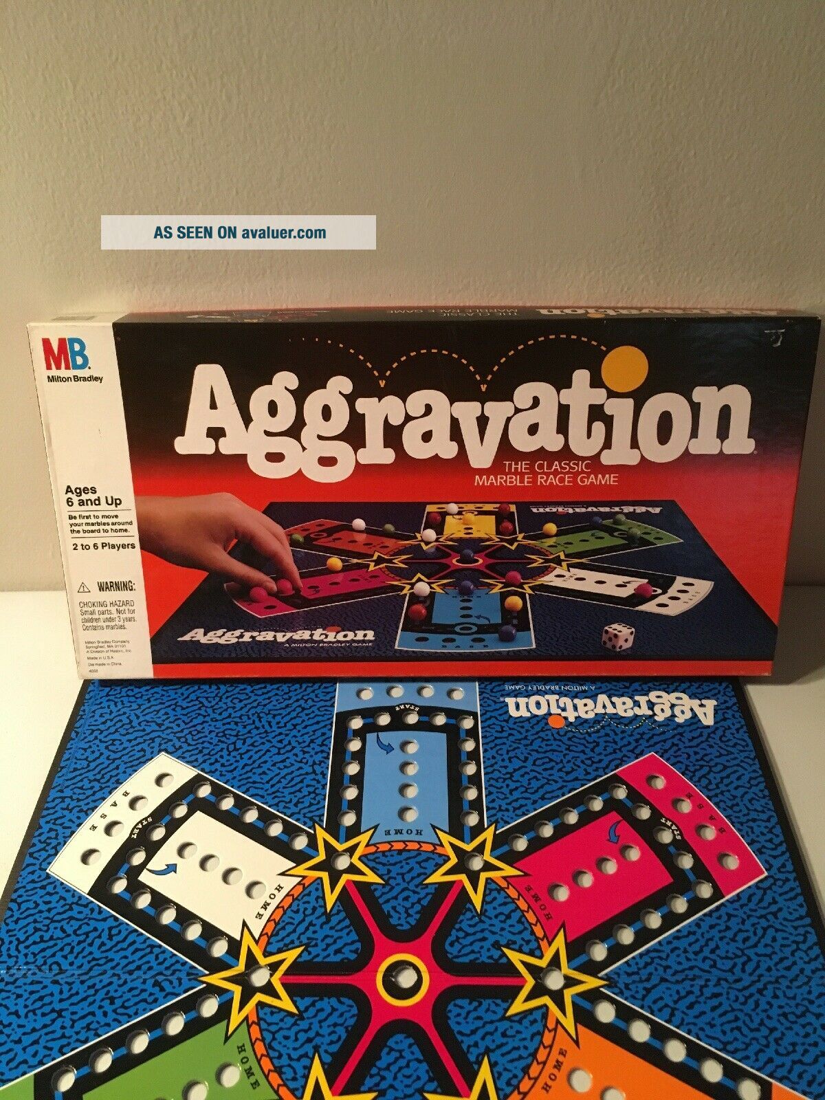 Aggravation - - The Classic Marble Race Game By Milton Bradley 1989 ...
