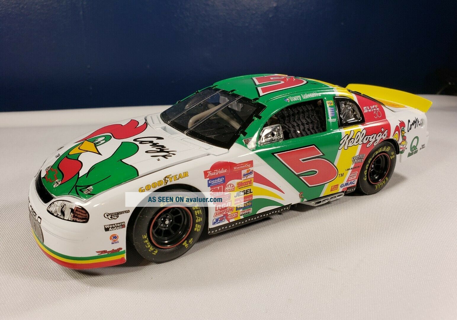 TERRY LABONTE 5 KELLOGGS CORN FLAKES 1998 MONTE CARLO ELITE 1:24 ...
