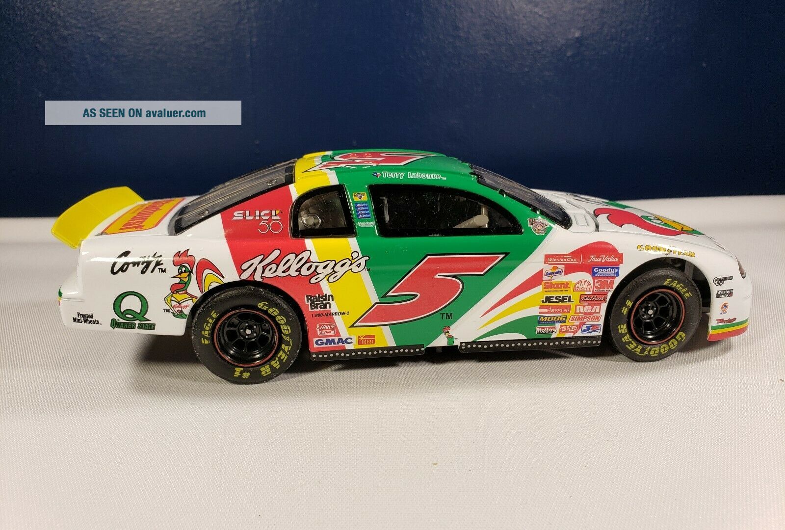 TERRY LABONTE 5 KELLOGGS CORN FLAKES 1998 MONTE CARLO ELITE 1:24 ...