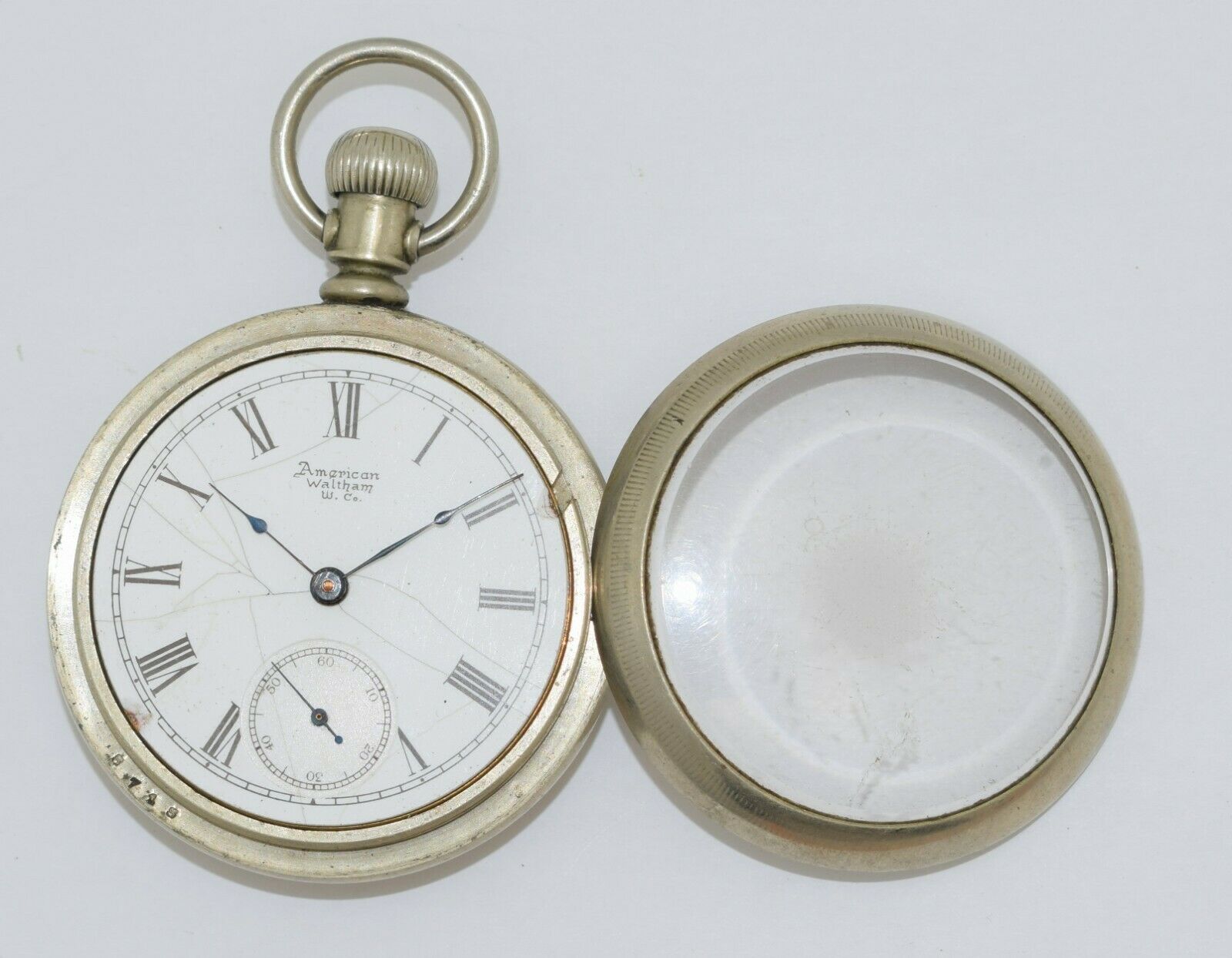WALTHAM 1883 Vintage Pocket Watch 18s 7j Grade 1 C. 1891 In Fahys ...