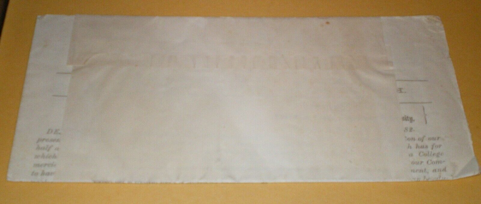 Kentucky University Lexington KY Brochure Cover 1882 1Ct Franklin Stamp ...