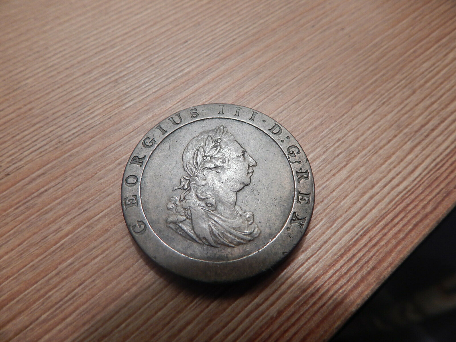 1797 Penny - GEORGE III BRITISH COPPER COIN | #23195190