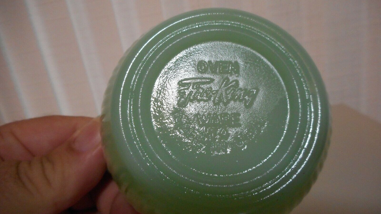 JADEITE FIRE KING JANE RAY CREAMER AND SUGAR SET | #23140394