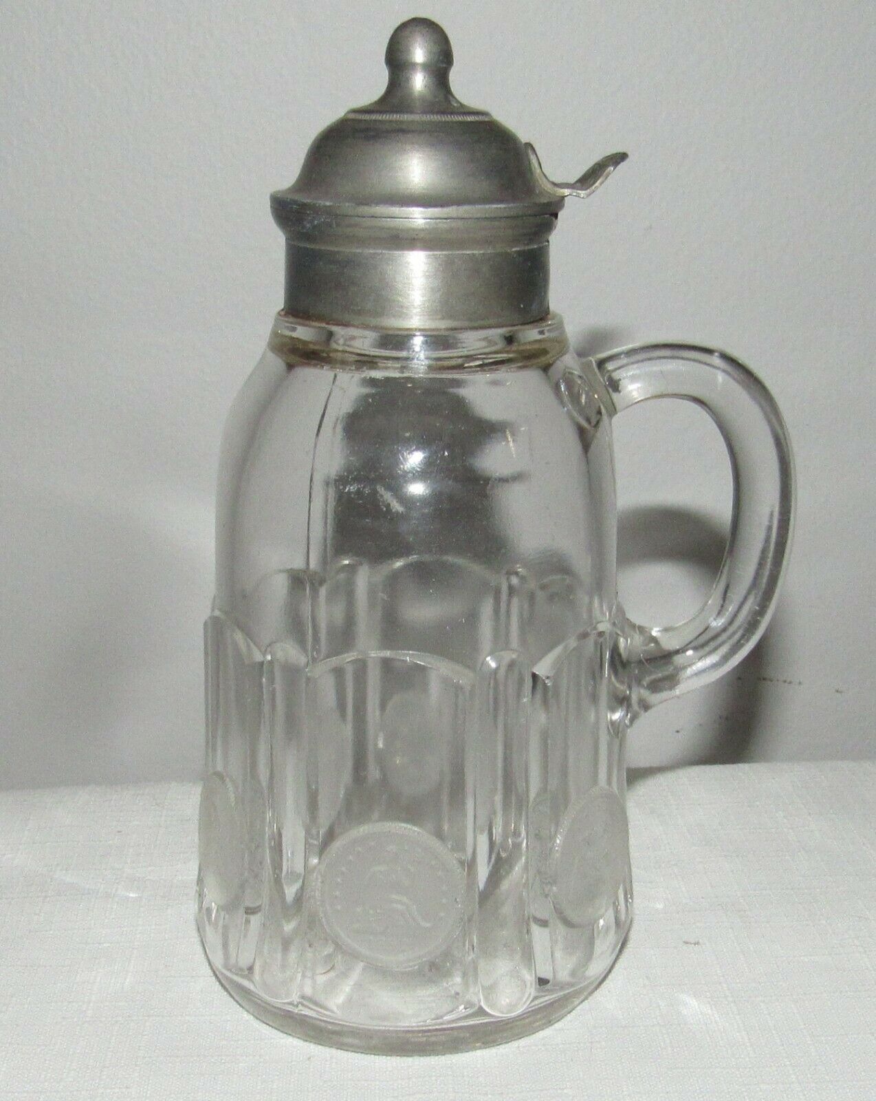 EAPG CENTRAL GLASS US COIN / SILVER AGE SYRUP 1891 - 1892 | #23099344