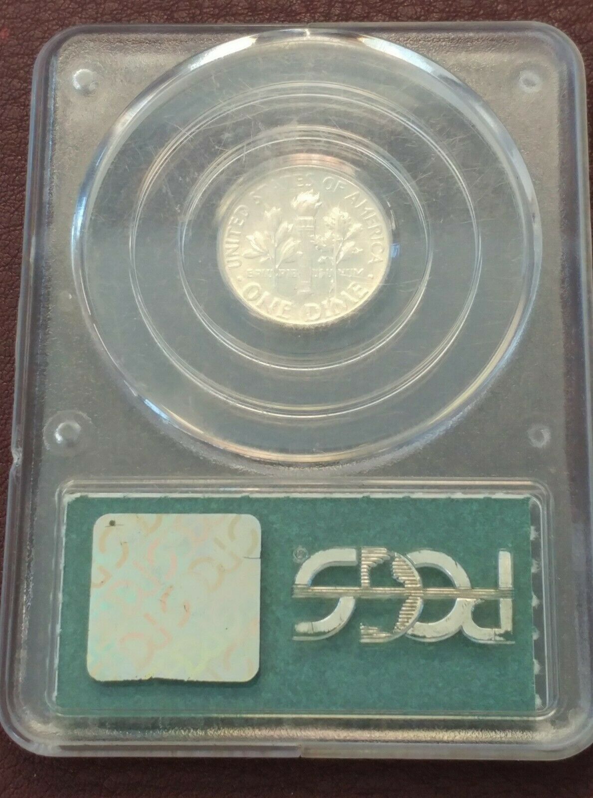 RARE PCGS Doily Sample 1964 - D Roosevelt Dime MS64 OGH Old Green ...