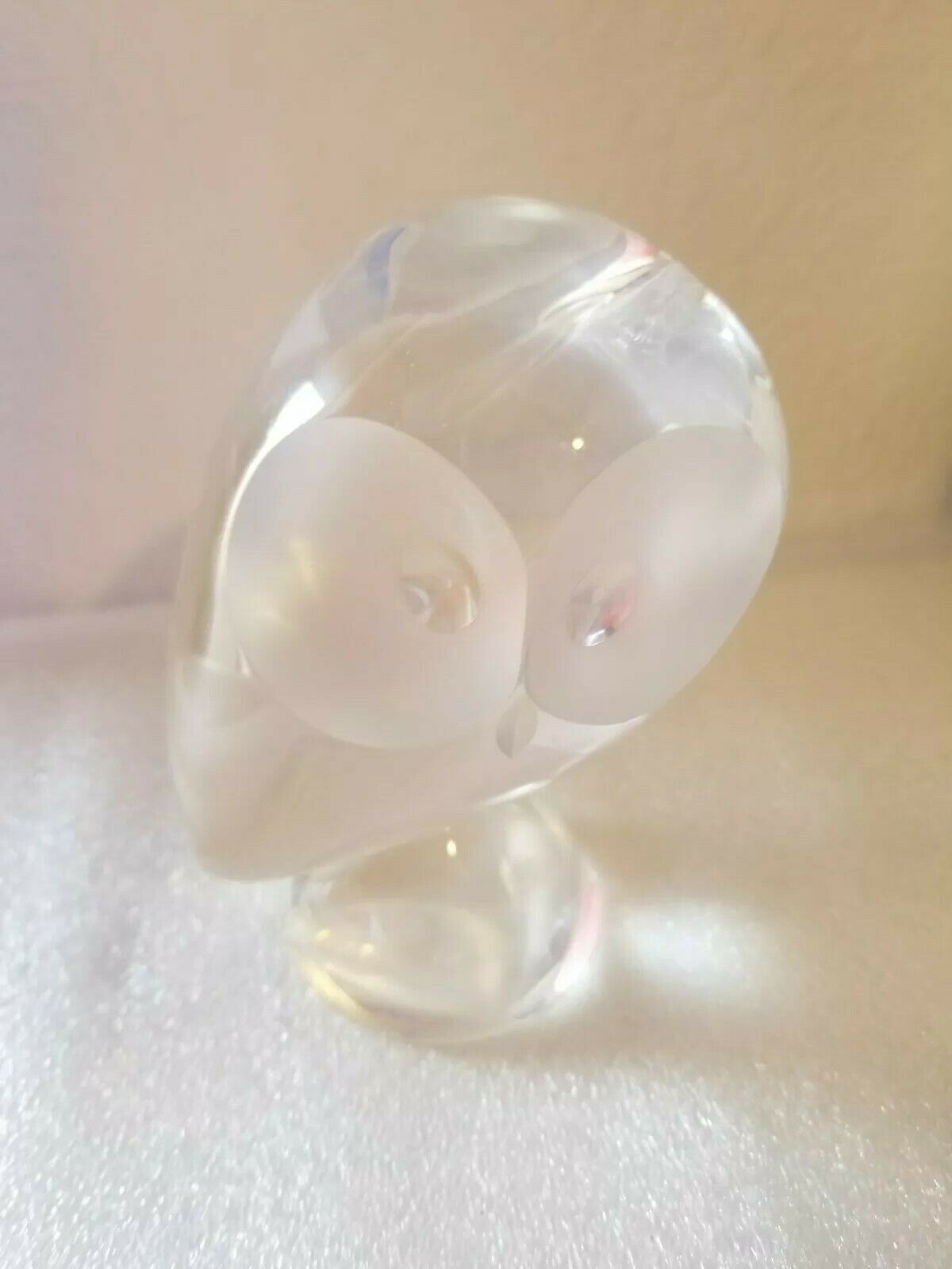 Steuben Glass Owl Designed By Donald Pollard 5 3/8 " H Mid Century Art ...