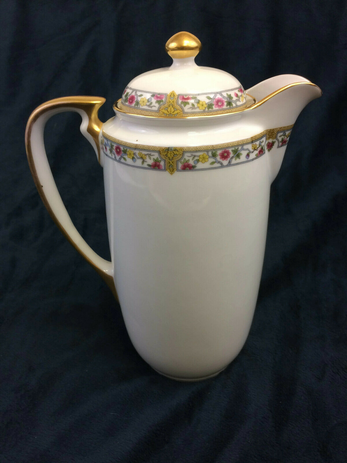Noritake THE FORMOSA Coffee Pot With Lid 9 " Fine China Made In Japan ...