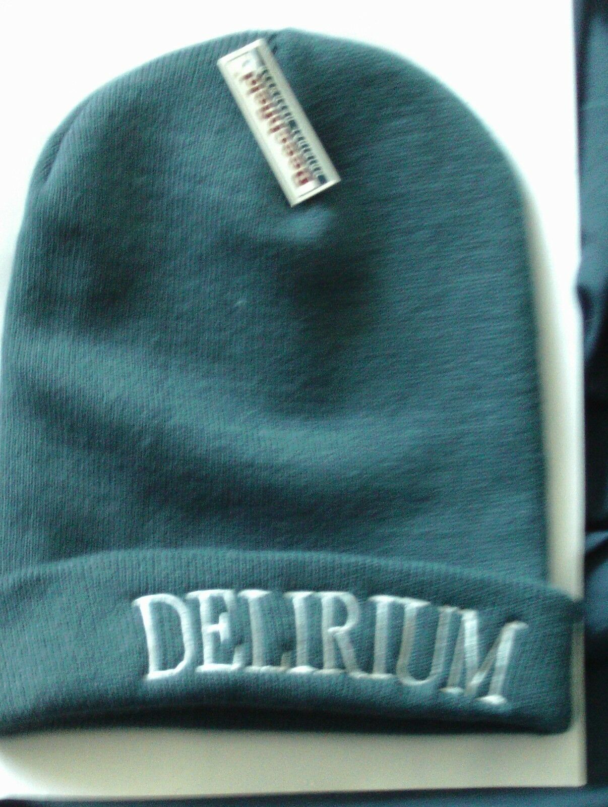 ELLIE GOULDING BLUE DELIRIUM EMBROIDERED BEANIE HAT UK POST CAP | #22987343