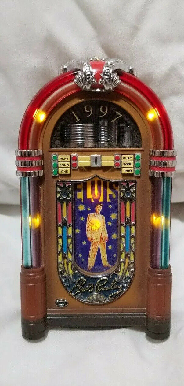 1997 Heirloom Carlton Cards Elvis Presley Musical Jukebox Christmas ...